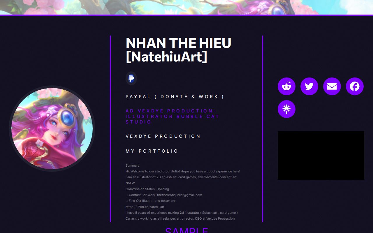 BIO NhanTheHieu [ NatehiuArt ]